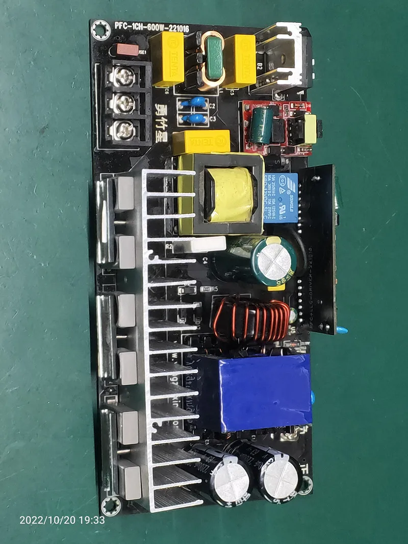 PFC LLC power amplifier switching power supply 600W single voltage DC ...