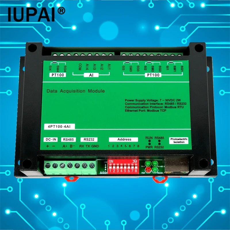 4pt-4ai 4-channel Pt100 Temperature Thermal Resistance Acquisition ...