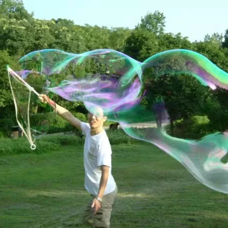 Single Rod Giant Bubble Tool Bubble Show Prop Blowing Bubble Rope Toy ...