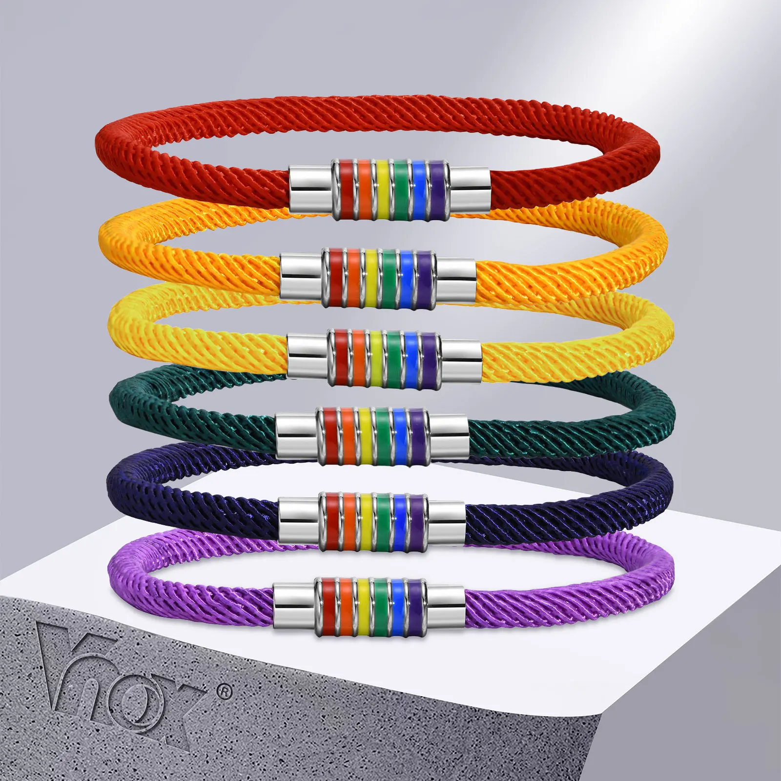 Vnox-Casual-String-Rope-Woven-Chain-Bracelets-for-Men-Women-Stainless ...