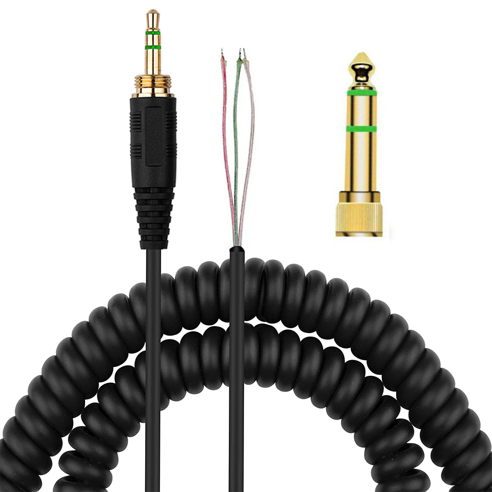 Replacement Cable Extension Spring Coiled Cord for Audio Technica ATH ...