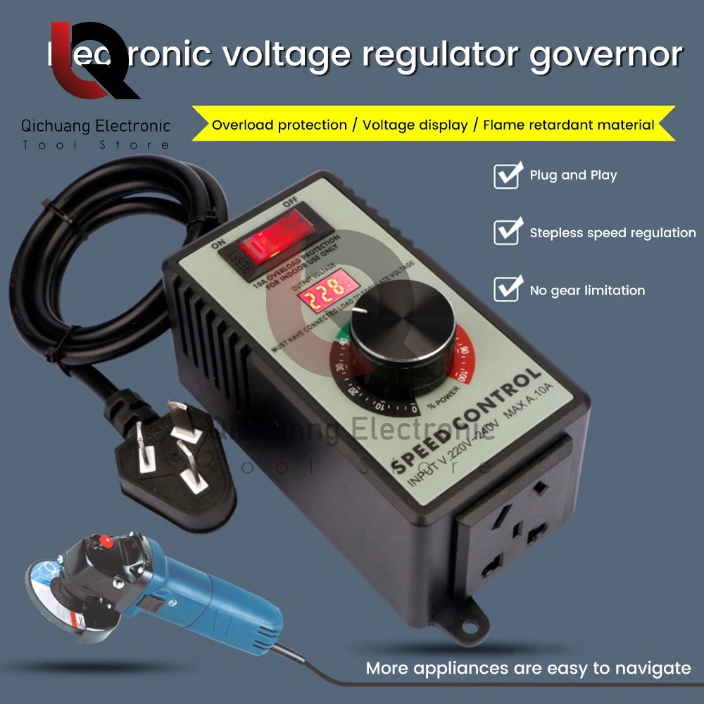 AC-Motor-Speed-Controller-Electric-Router-Exhaust-Fan-Grinder-Drill ...