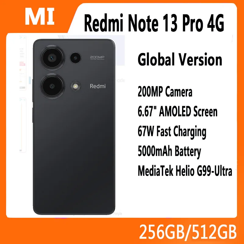 Xiaomi-Smartphone-Redmi-Note-13-Pro-4G-C-mera-200MP-OIS-Carregamento ...
