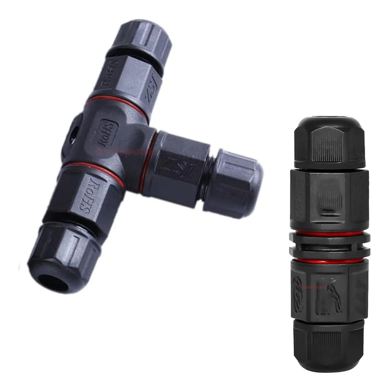 IP67-Waterproof-Connector-2-Pin-3-Pin-I-T-Shape-Electrical-Terminal ...