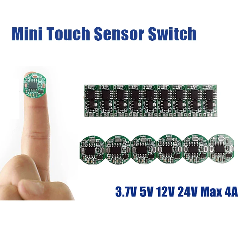 Mini-sensor-de-toque-interruptor-regul-vel-dc12v-l-mpada-led-tira ...