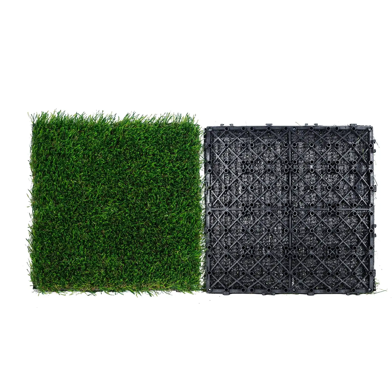 BENTISM-12-x12-9pcs-Artificial-Grass-Turf-Tile-Interlocking-Indoor ...