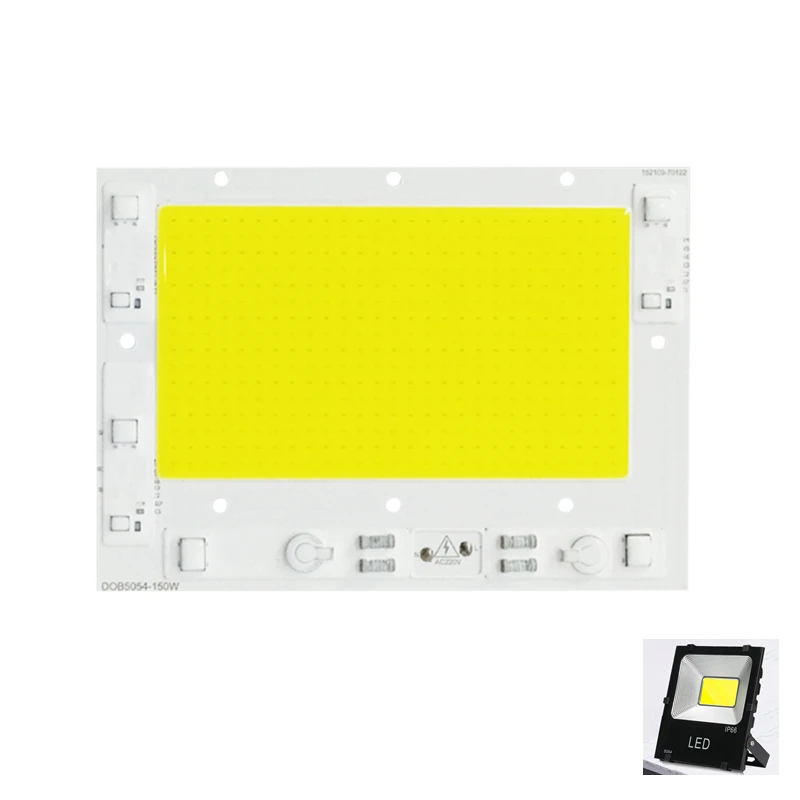 High Power Chip LED 220V COB 50W 100W Driverless Full Spectrum 380 ...
