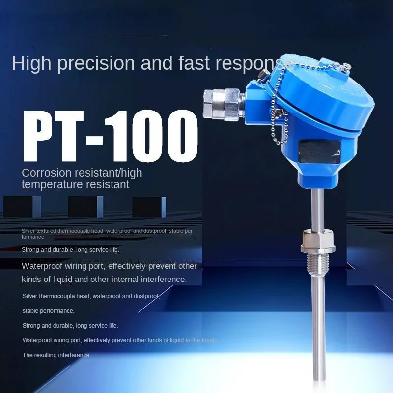 Explosion-proof RTD thermometer PT100 temperature sensor probe ...