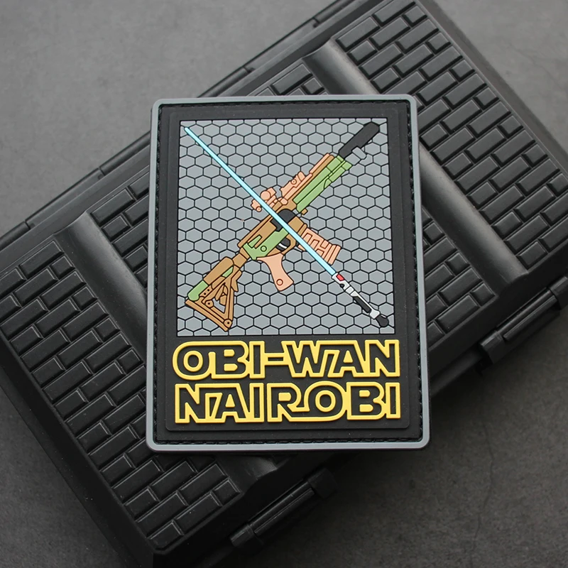 Christian Craighead Kenya God of War PVC Patch Rubber Obi-Wan Naiobi ...