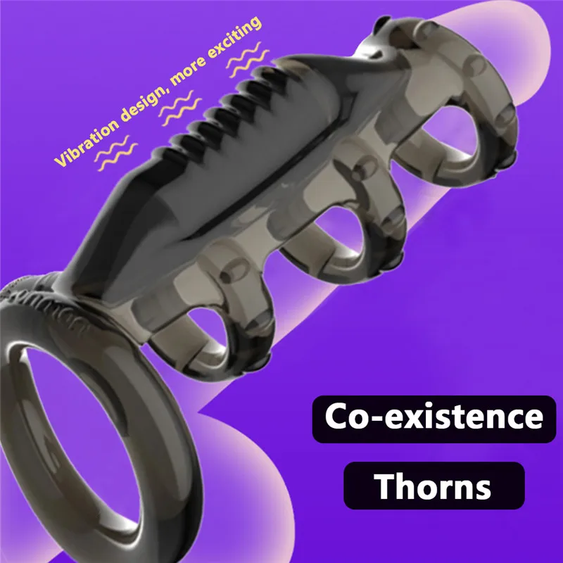 G Spot Stimulator Bullet Vibrator Cock Sleeve Penis Vibrating Ring ...