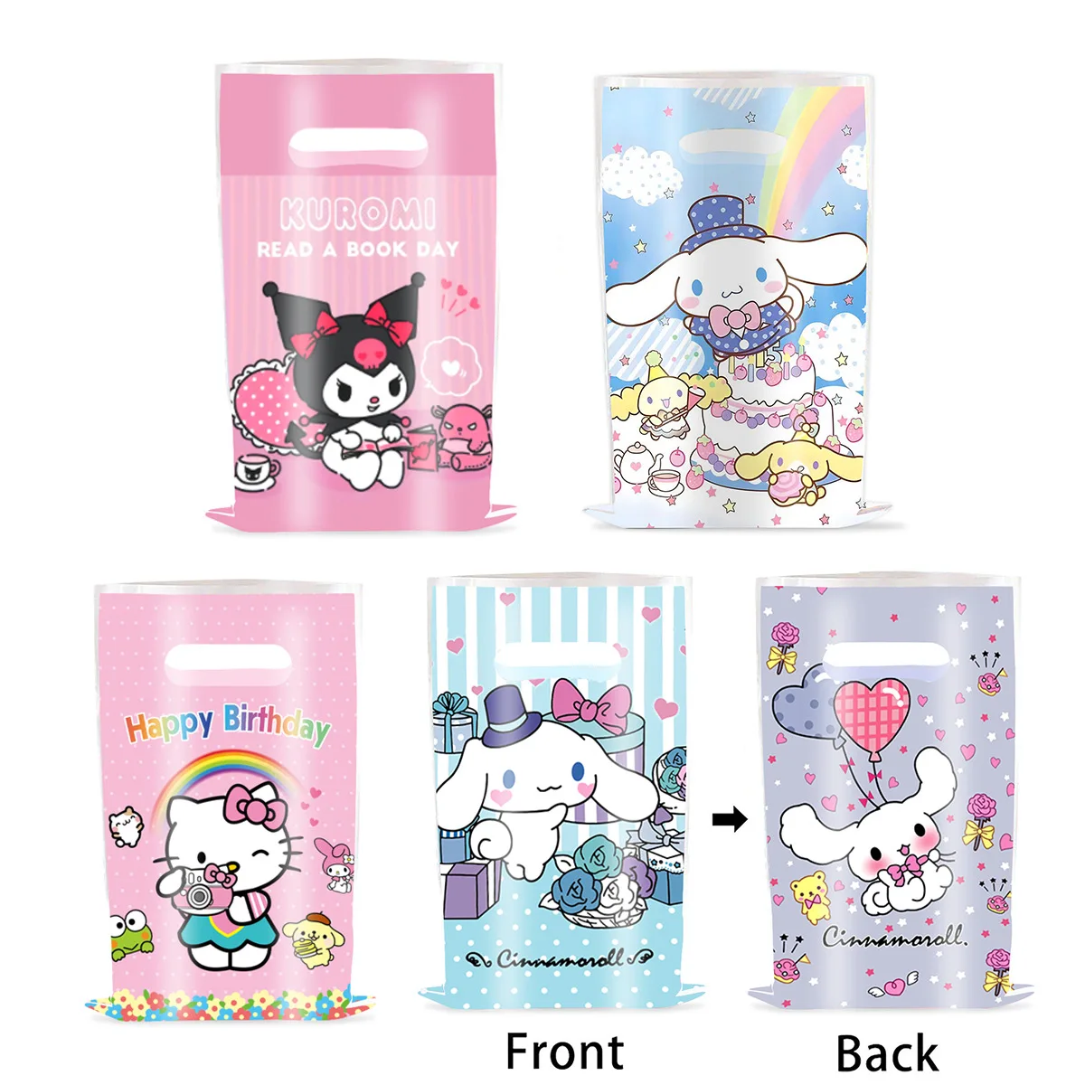 10pc-lot-Hello-Kitty-Kuromi-Cinnamoro-Theme-Girls-Favors-Birthday-Party ...