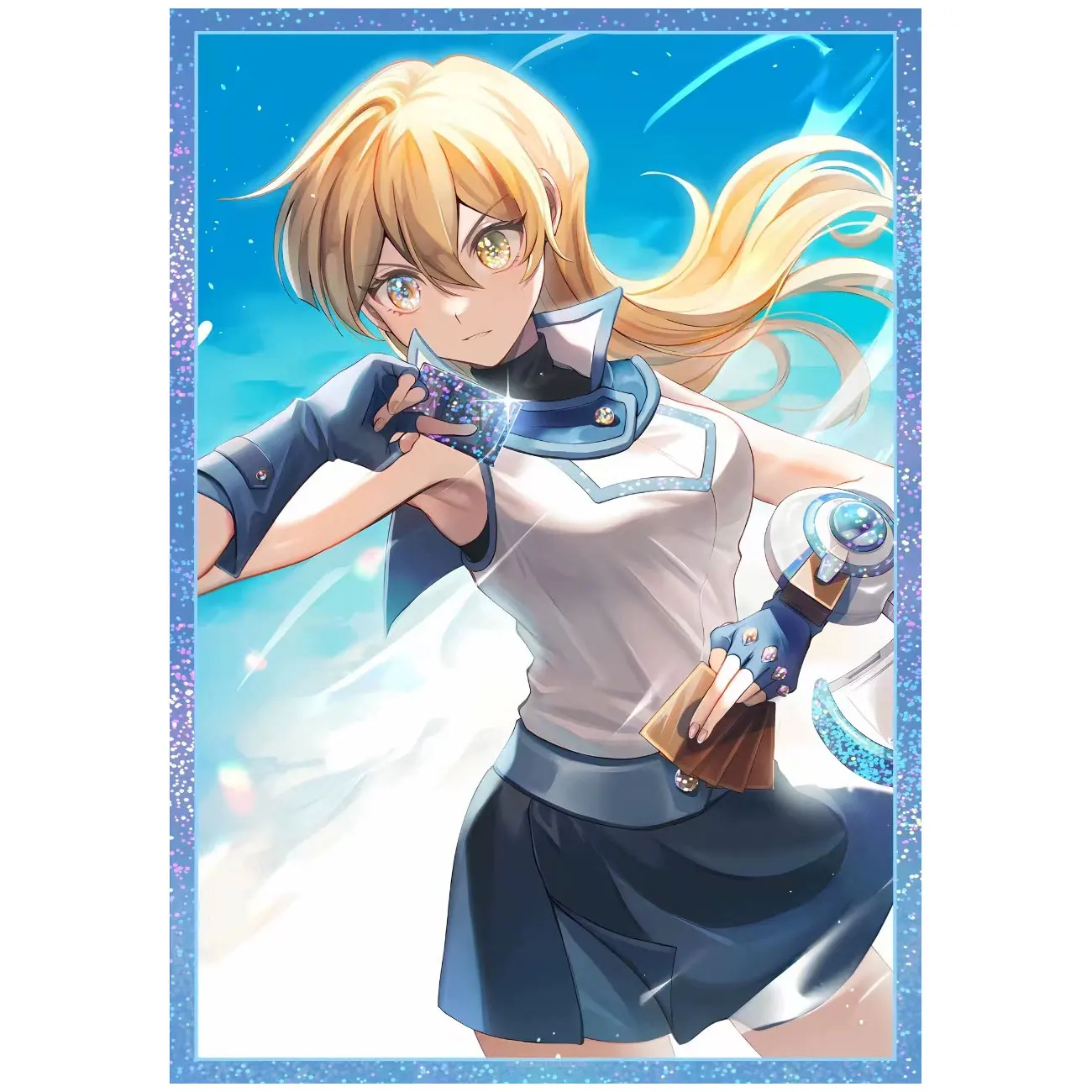 63x90mm-50PCS-Holographic-Sleeves-YUGIOH-Card-Sleeves-Illustration ...