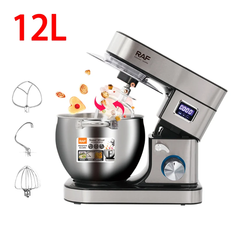 12L-Stand-Mixer-Kitchen-Aid-Food-Blender-Cream-Whisk-Cake-Dough-Mixers ...