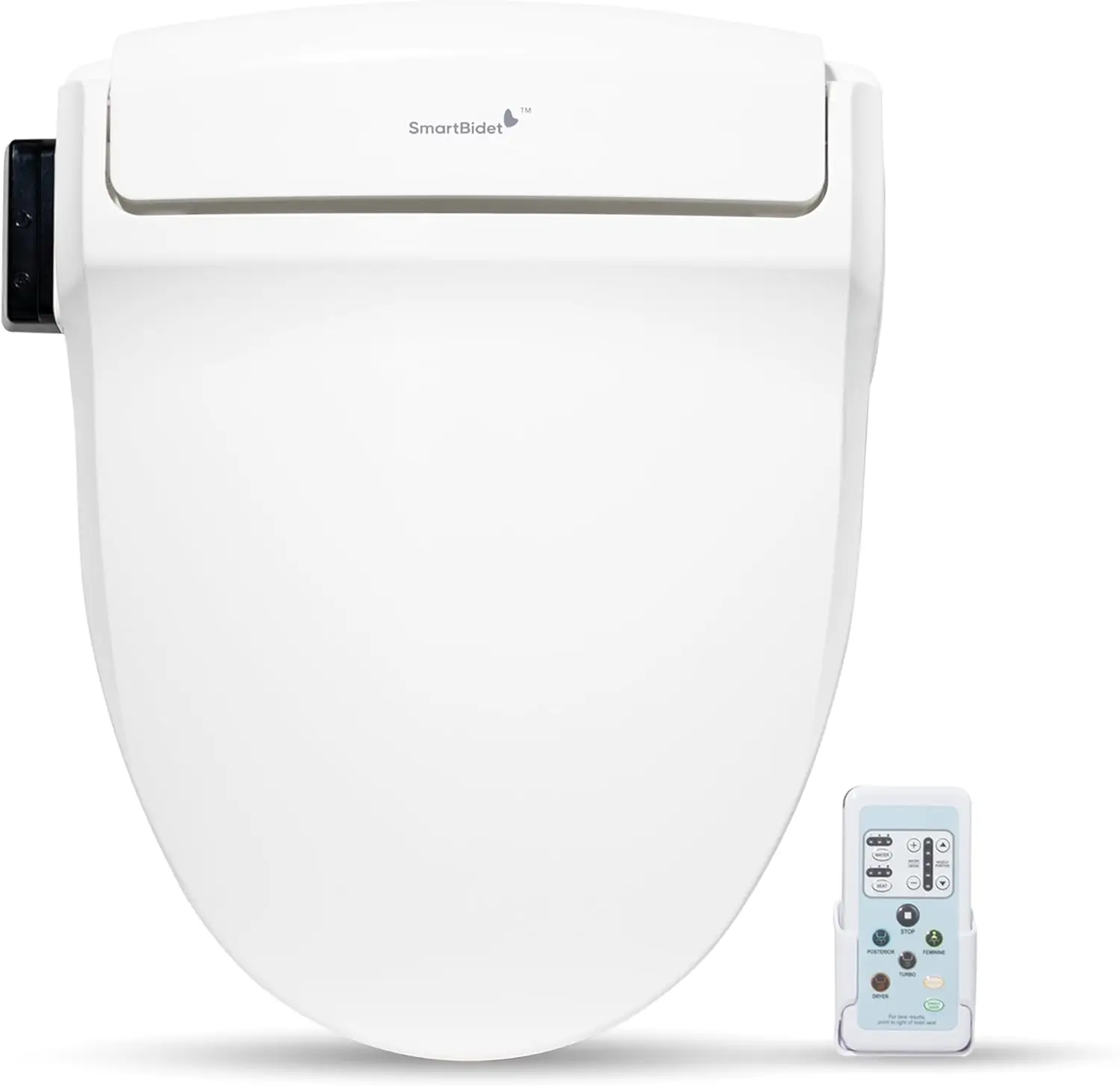 SmartBidet-SB-1000-Electric-Bidet-Seat-for-Round-Toilets-with-Remote ...