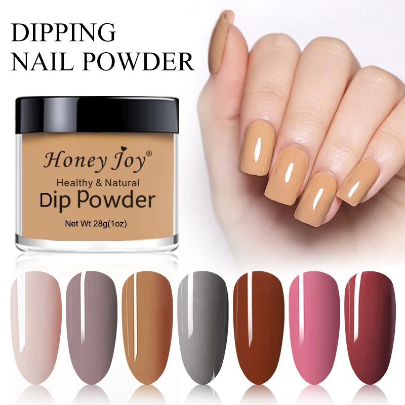 Very Fine Dip Powder Nails 28g Dipping Powder Gray Dark Purple Brown ...