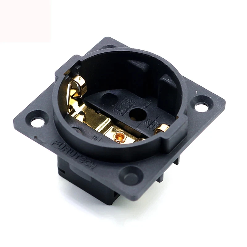hifi-pure-copper-Schuko-Socket-Furutech-Gold-plated-FI-E30-AC-250V-16A ...