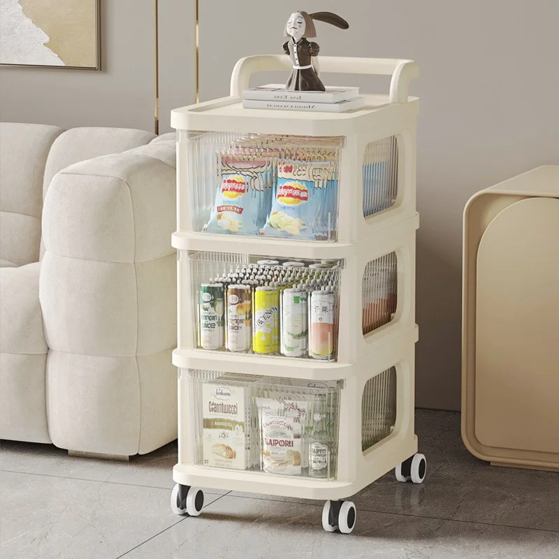 Home-Multi-layer-Snack-Storage-Rack-Baby-Supplies-Organizer-Cart-With ...