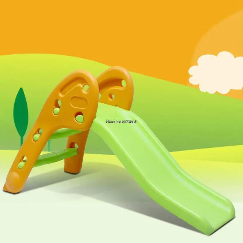 Foldable Children's Plastic Slide Indoor Outdoor Up And Down Toy Slide ...