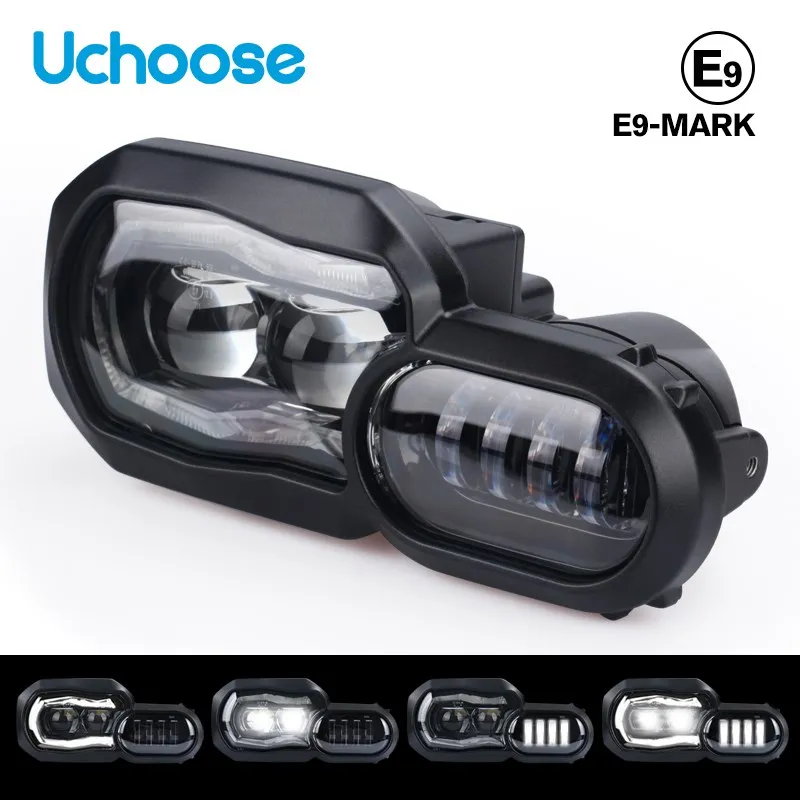 E-mark-Motorcycle-Lights-Headlight-For-BMW-F800GS-F800R-F700GS-F650GS ...