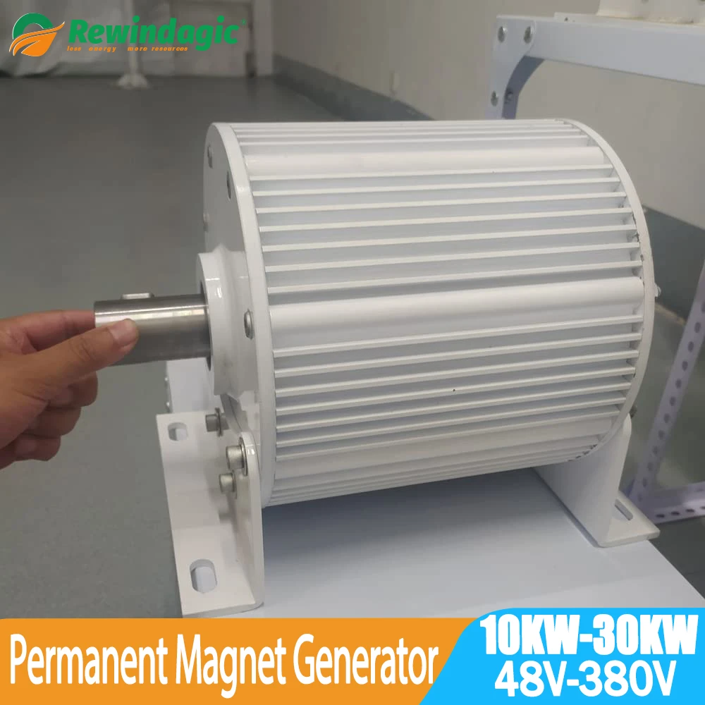 Low RPM 10KW 20KW 30KW 300RPM 48V 96V 110V 220V Gearless Permanent ...