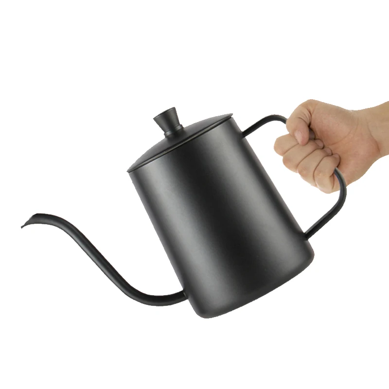 600-350-250ml-Round-Coffee-Drip-Kettle-Stainless-Steel-Gooseneck-Drip ...