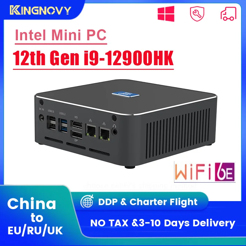 S600 Gaming Mini PC i9 12900HK Intel 12th Gen Windows 11 pro 14 Cores 20 Threads Dual LAN 8K ...