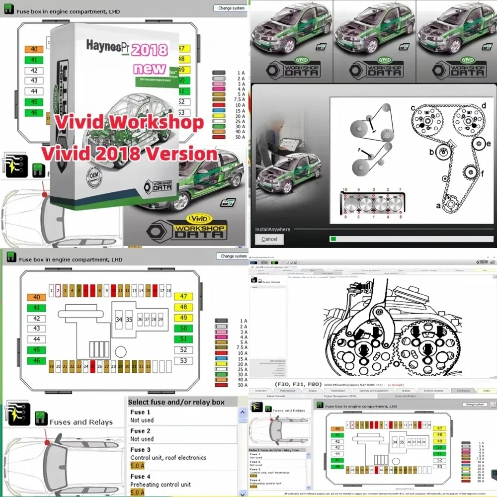 2025 hot ! Auto repair software Haynes pro 2015 DATA Multi languages ...