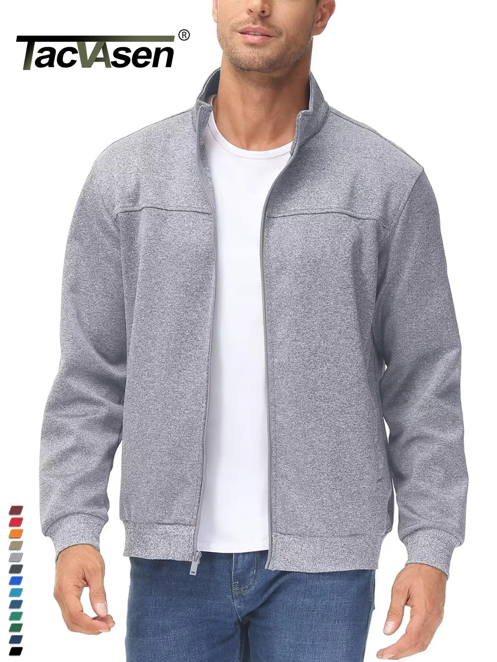 TACVASEN-Full-Zip-UP-Track-Jackets-Mens-Lightweight-Running-Athletic ...