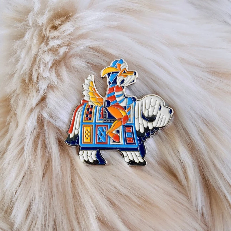 Cartoon-Cute-Dog-Sir-Didymus-Ambrosius-Soldier-Hard-Enamel-Pin-Badge ...