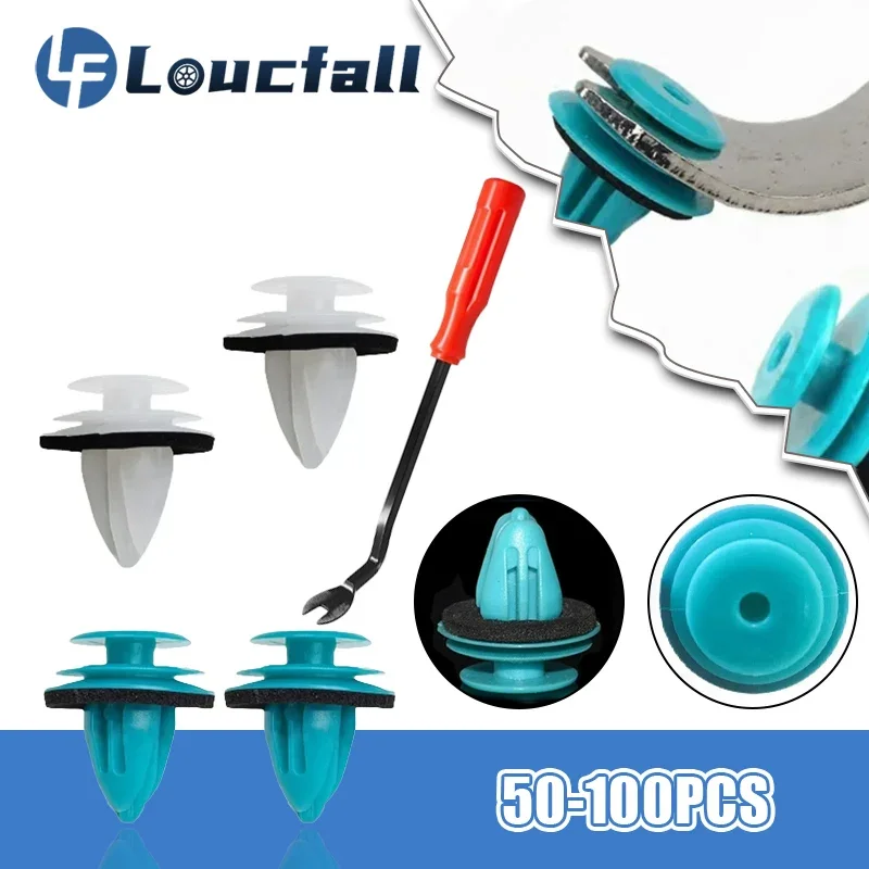 50-100pcs-Green-Nylon-Retaining-Clip-for-Toyota-Bumper-Door-Buckle-Car ...