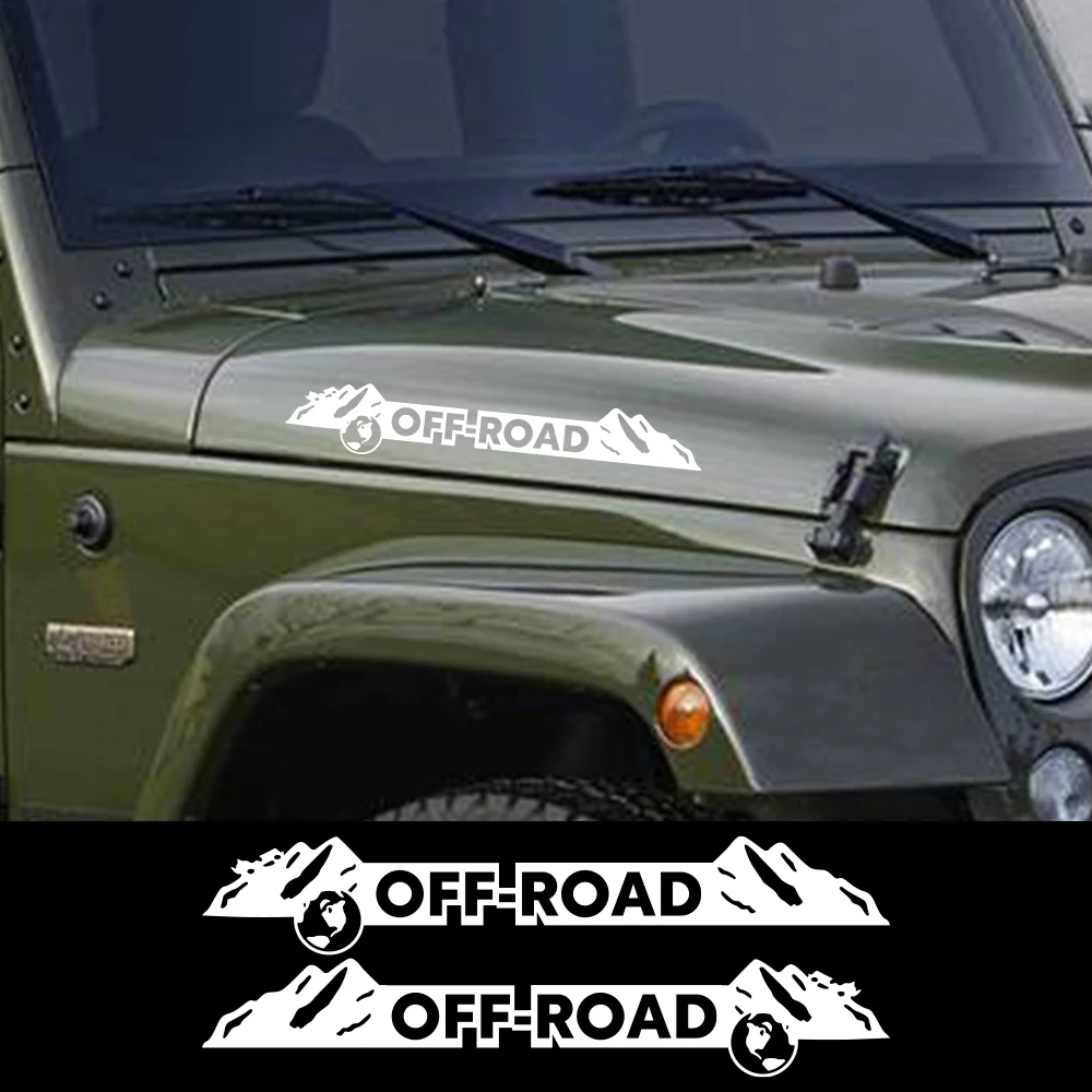 For-Jeep-Wrangler-JK-JL-TJ-YJ-Car-Hood-Cover-Side-Stickers-World-Map ...