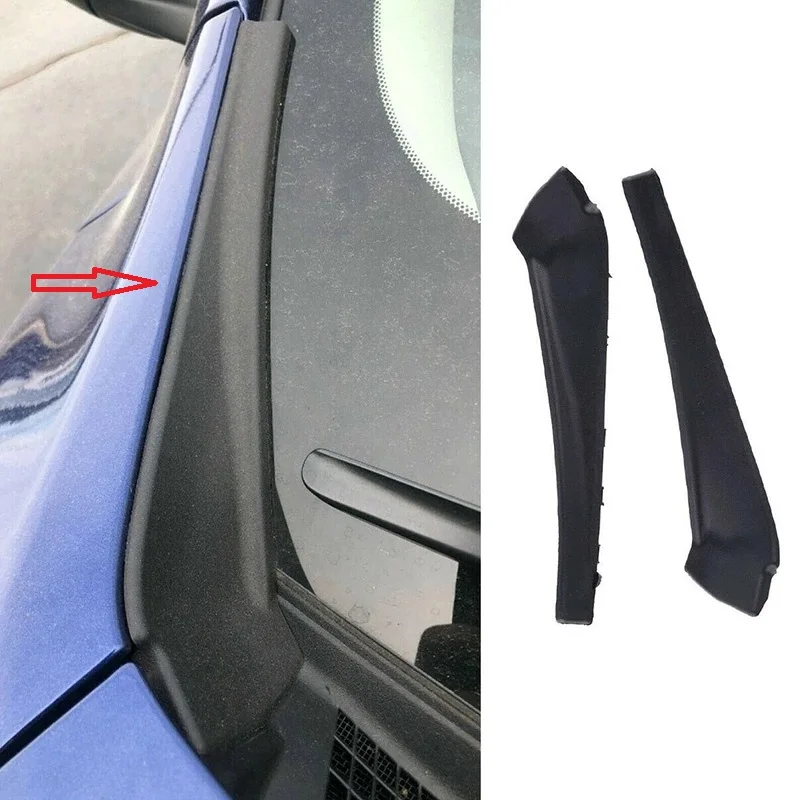 2PCS Car Front Side Windshield Wiper Cowl Extension Trim Fender Cover ...