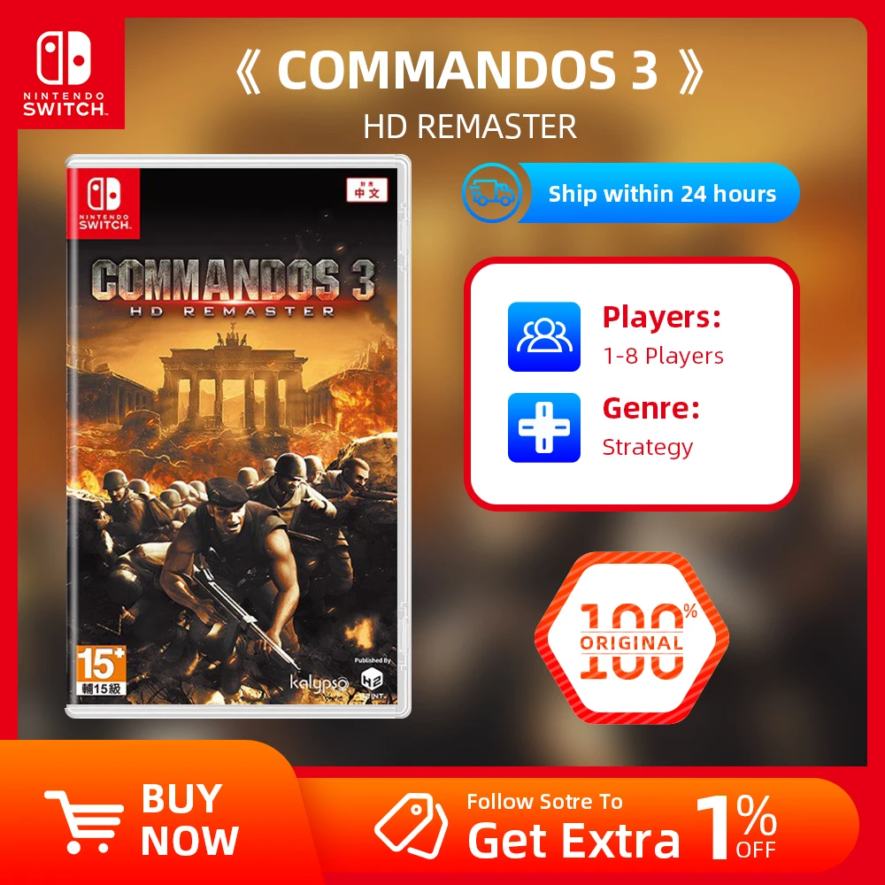 Nintendo-Switch-Game-Deals-Commandos-3-HD-Remaster-Games-Cartridge ...