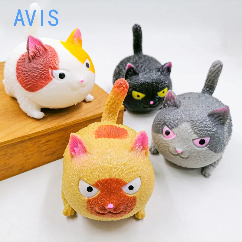 Relieve Cat Stress | Funny Stress Ball Squeeze | Cat Stress Ball Kids ...