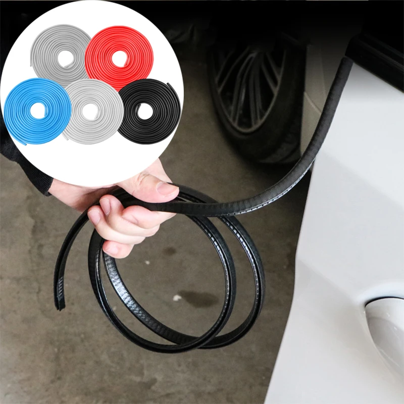 5-10M-Car-Door-Bumper-Strips-Universal-No-Stick-Body-Protection ...