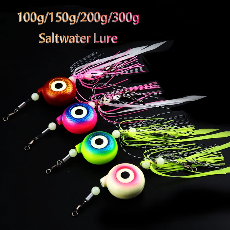 100g-300g-Kabura-UV-linght-Fishing-Lures-Slider-Jigs-Artificial-Baits ...