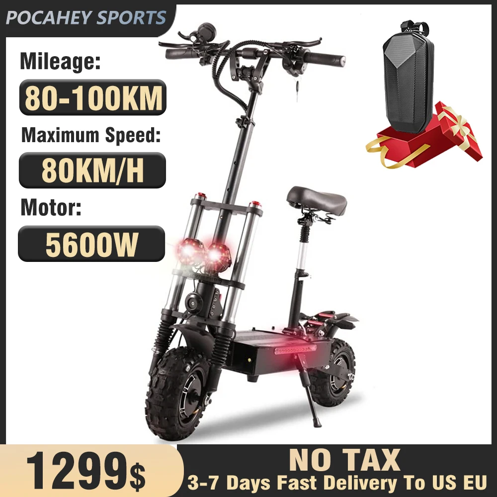 Patinete-el-ctrico-plegable-para-adultos-Scooter-de-5600W-60V-38-4ah ...