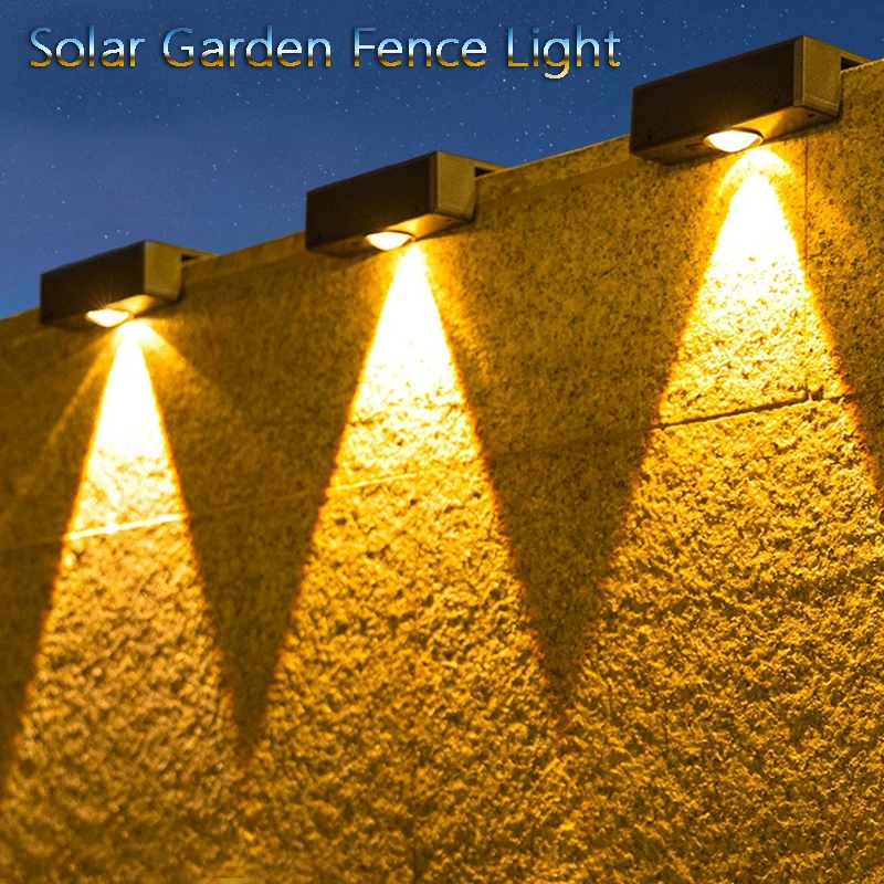 LED-Solar-Wall-Lamp-Outdoor-Waterproof-Garden-Fence-Light-Terrace ...