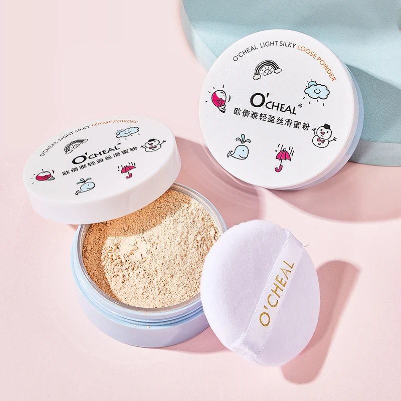 Ocheal Waterproof Matte Setting Finish Loose Powder Setting Powder ...