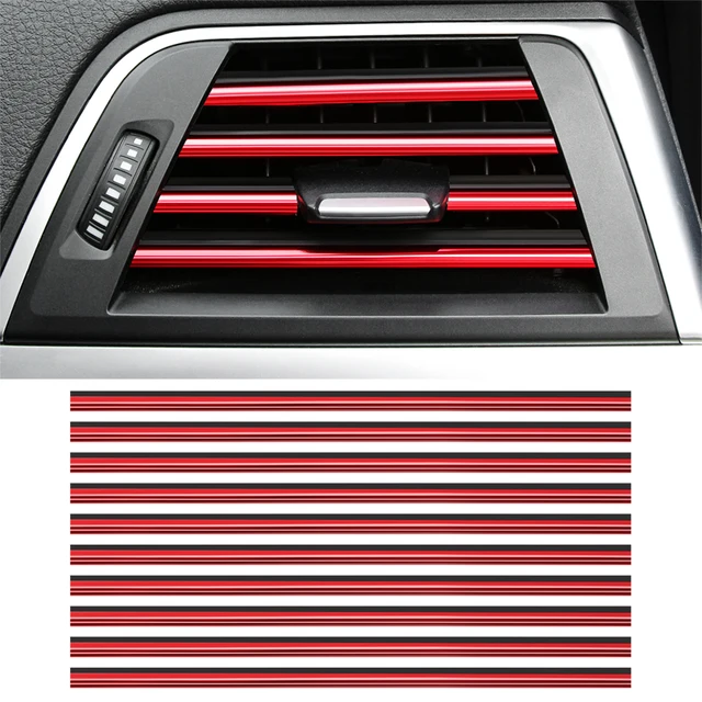 Car Air Conditioner Outlet Grille sticker For BMW 1 2 3 4 5 6 7-series ...