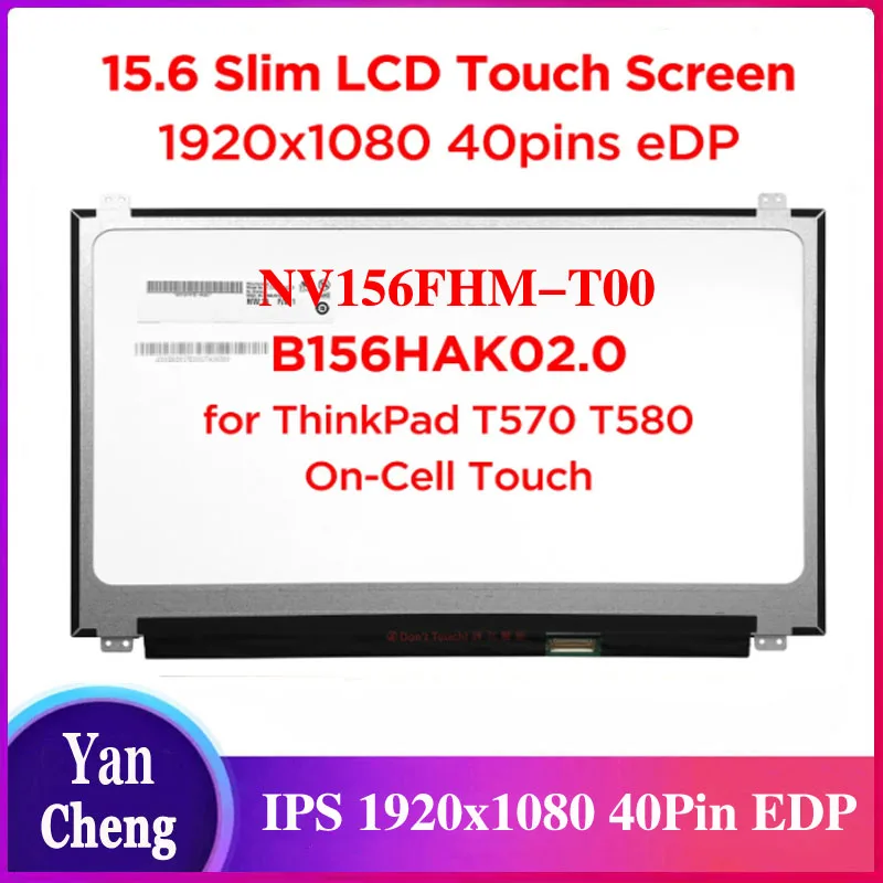 15-6-Laptop-LCD-Touch-Screen-B156HAK02-0-fit-NV156FHM-T00-for-Lenovo ...