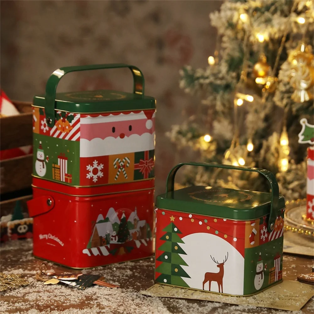 Large-Capacity-Christmas-Tin-Gift-Box-Metal-Candy-Box-Square-Candy ...