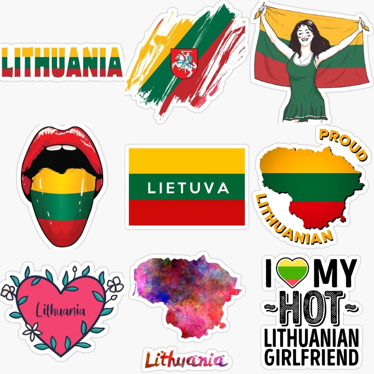 Lithuanian-ITU-Flag-Map-Sticker-Bumper-Bicycle-Vinyl-Motorcycle ...