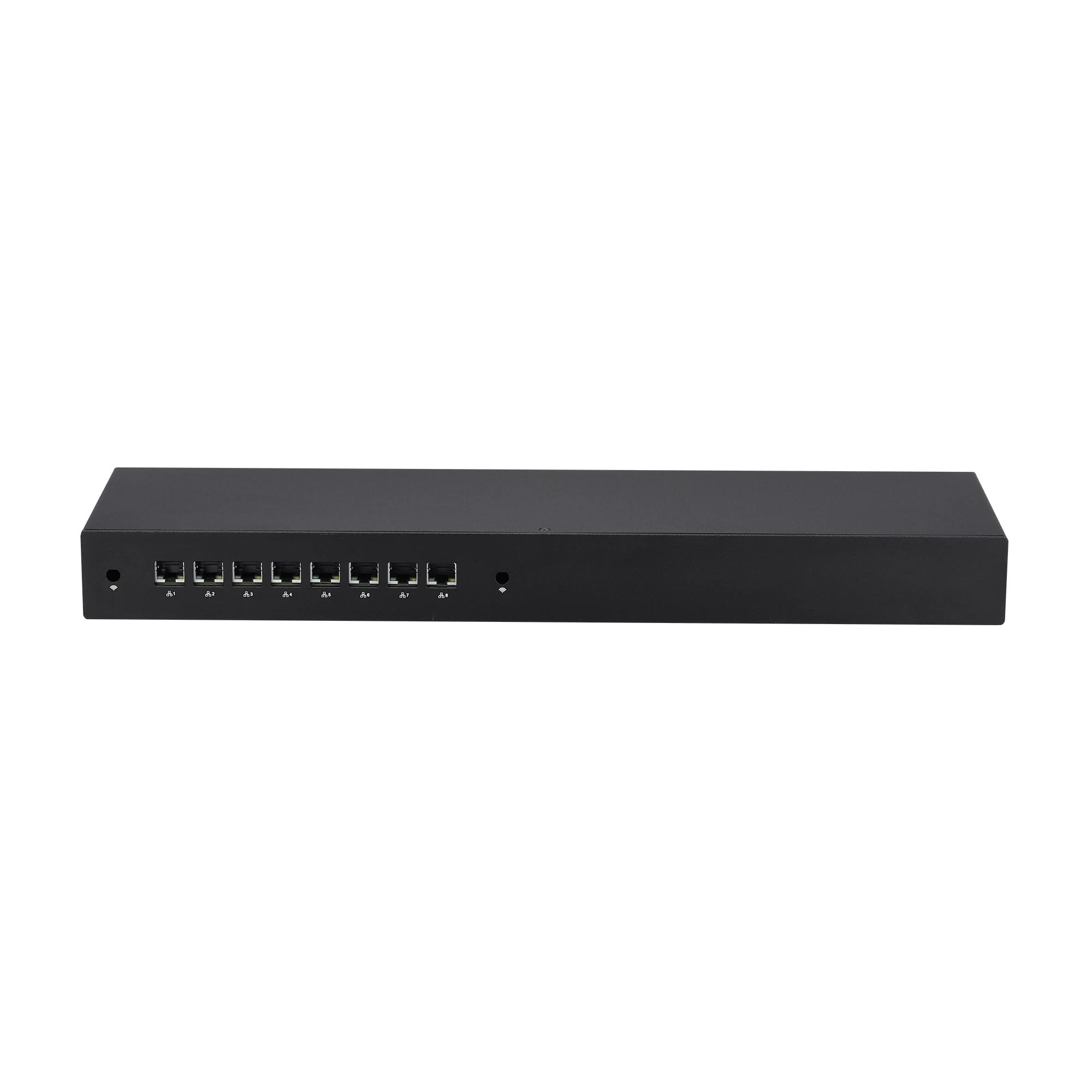 Qotom 1000GE 1U Rack 8*I226-V 2.5G LAN Network Security Firewall Router ...
