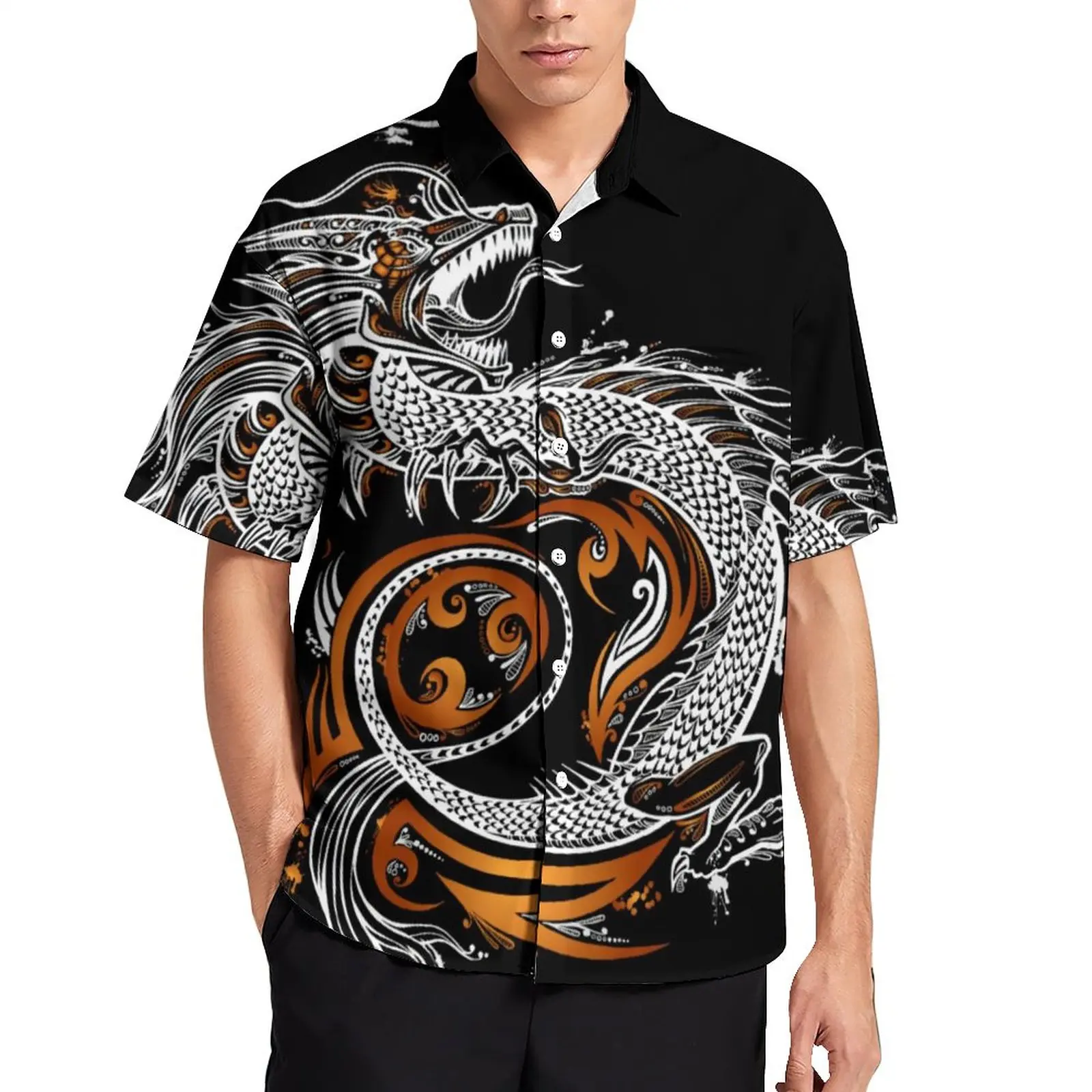 Hawaiian-Dragon-Pattern-Men-s-Shirt-Summer-Oversized-Short-Sleeve ...