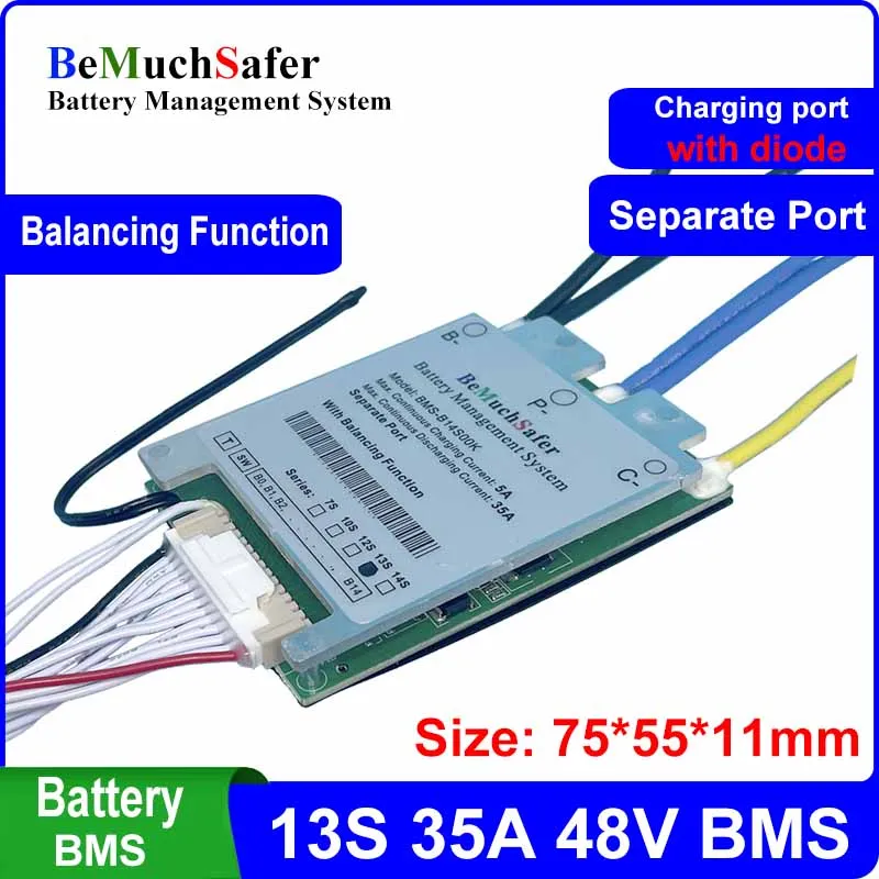 Charging 48v Bms 13s | 13s 35a 48v Bms | Bms 48v 13s 30a | Bms 13s30a ...