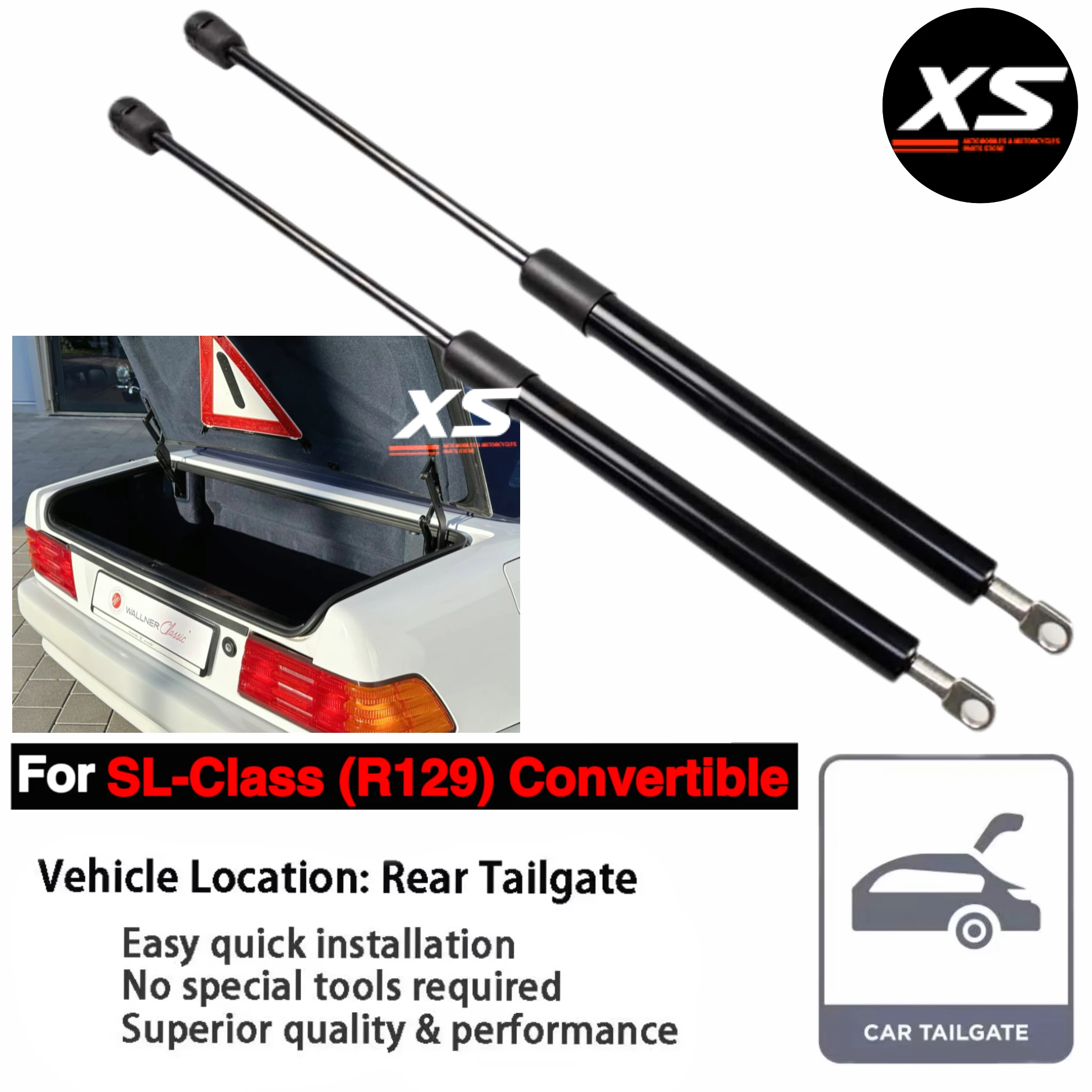 Rear-Tailgate-Boot-Struts-For-Mercedes-Benz-SL-Class-R129-Convertible ...