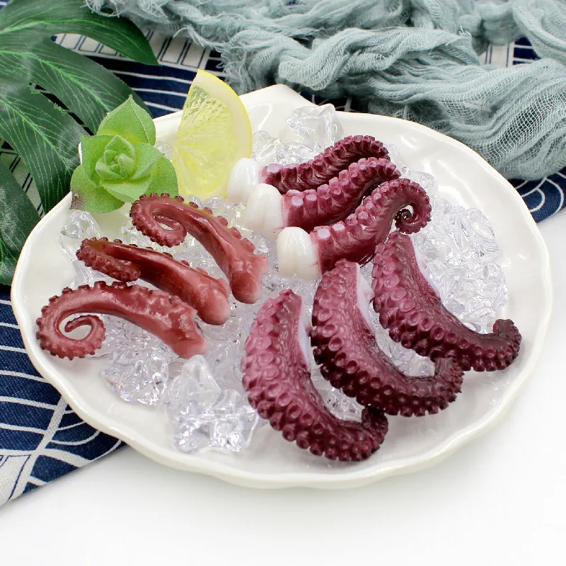 Simulation-Squid-Fake-Food-Seafood-Model-Barbecue-Accessories-Window ...