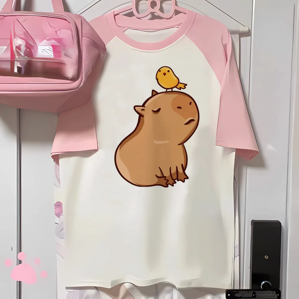 Camiseta-de-Capybara-Kapibara-para-mujer-ropa-de-calle-c-moda-y-a-la ...
