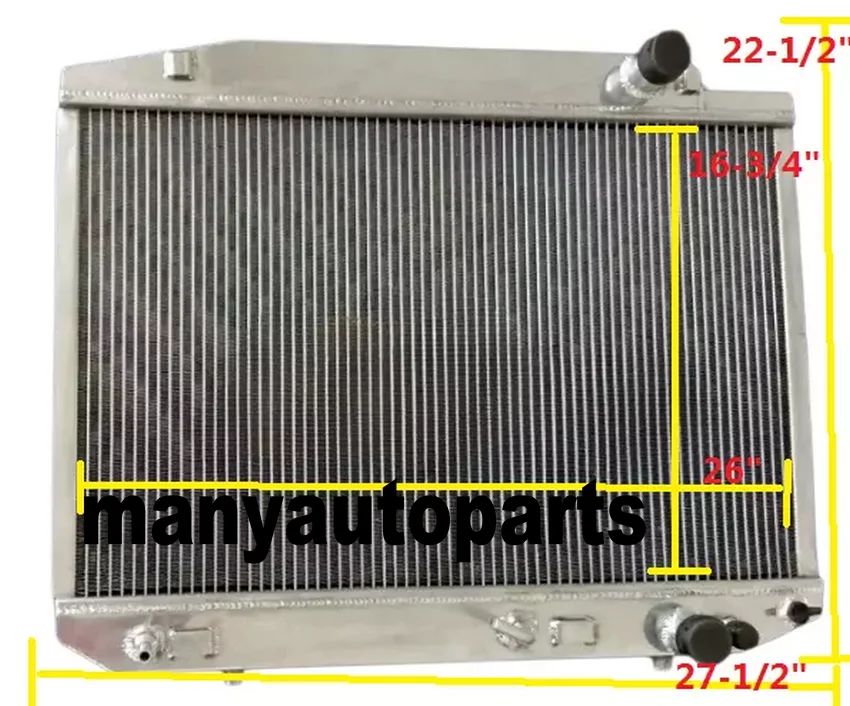 Alloy-RADIATOR-Fit-Mercedes-Benz-C126-W126-380-420-500-560-SE-SEL-SEC ...